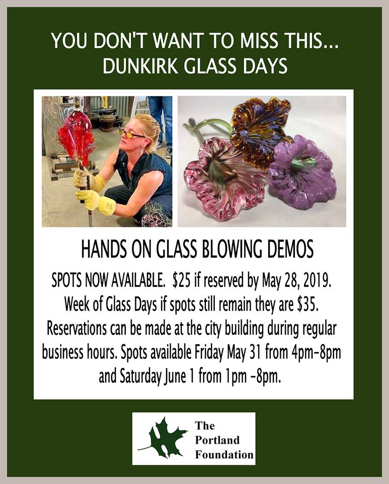 » Dunkirk Glass Days Festival 2019 - Hot Blown Glass